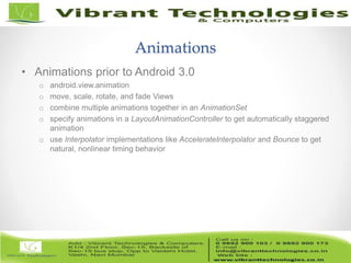 Android - Graphics Animation in Android | PPTX