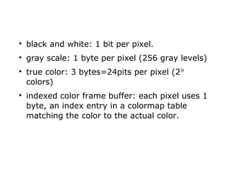 Graphics display-devicesmod-1 | PPT