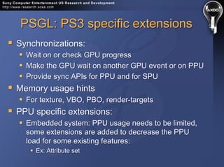 Introduction to the Graphics Pipeline of the PS3 | PPT