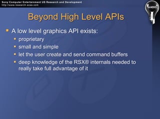 Introduction to the Graphics Pipeline of the PS3 | PPT