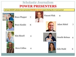 Scholastic Journalism Midwinter Meeting 2014 | PPTX | Secondary ...