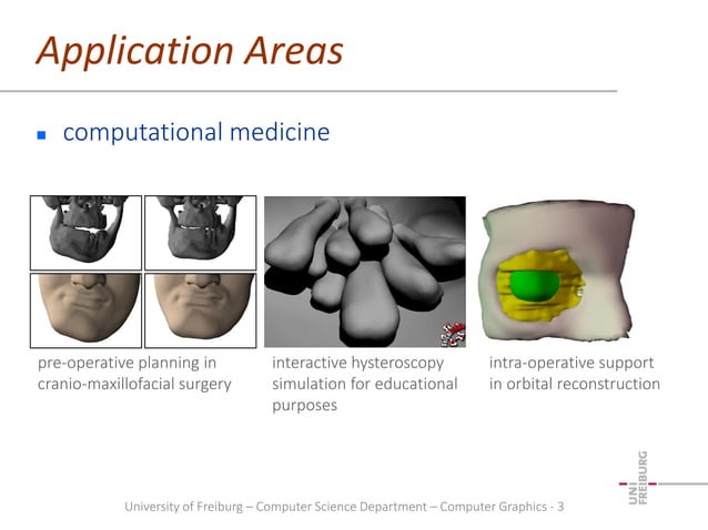 Computer Graphics Research Application Areas | PPT