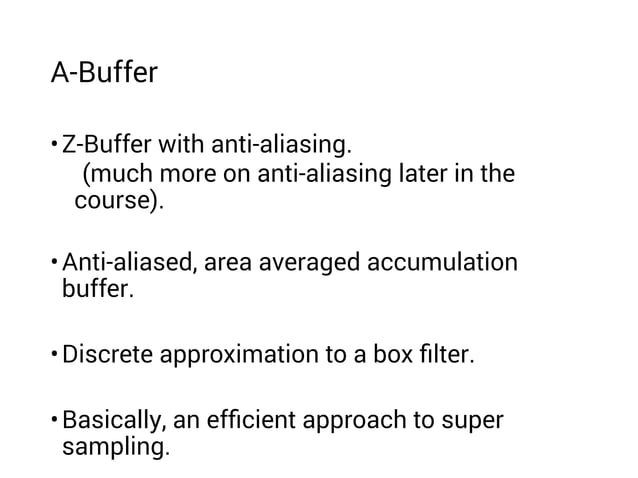 Graphics a buffer | PDF | Graphics Software | Computer Software and ...