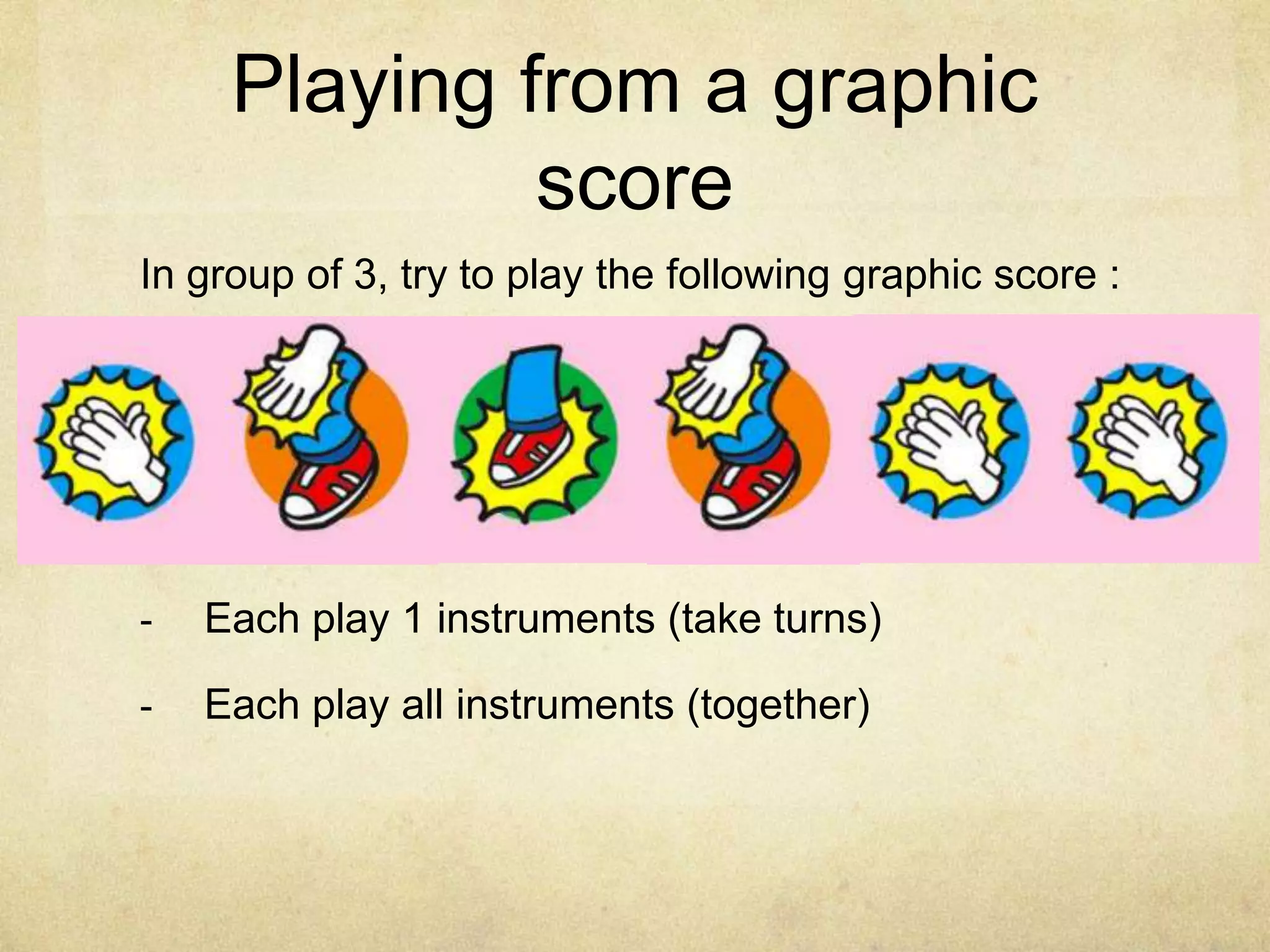 Graphic score powerpoint | PPTX