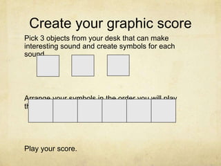 Graphic score powerpoint | PPTX