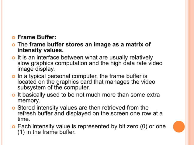 Graphics display devices | PPTX