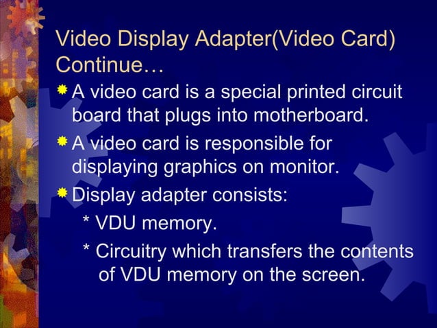 Graphics Displays | PPT