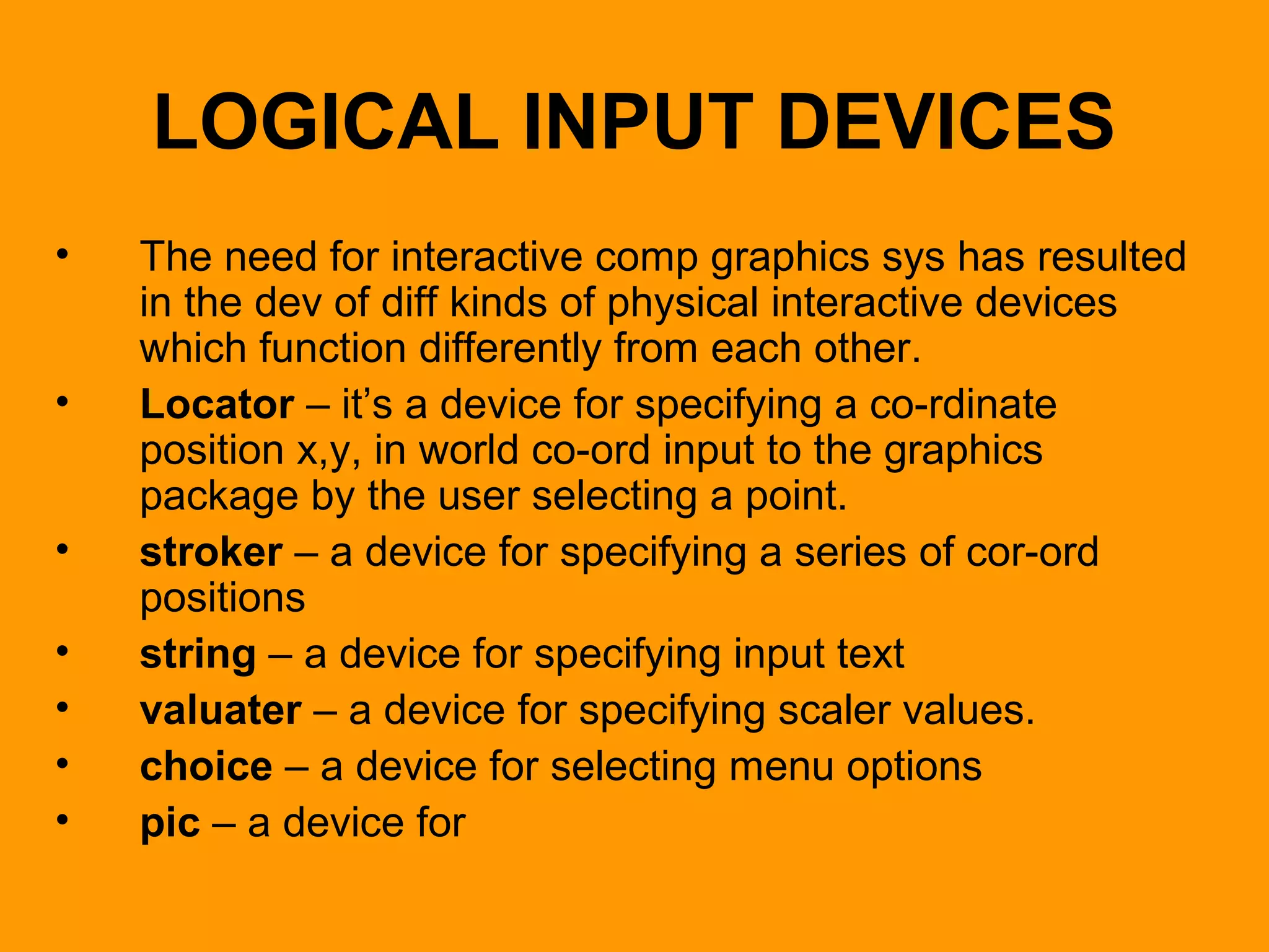 Computer Graphics display technologies(Computer graphics tutorials and ...