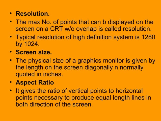 Computer Graphics Display Technologies Computer Graphics Tutorials And Tips Ppt