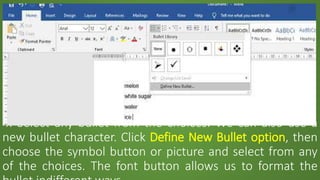 COMPUTER 3 Graphics, Formatting, Bullets and Numbering | PPTX