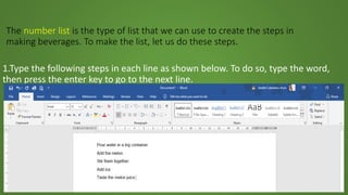 COMPUTER 3 Graphics, Formatting, Bullets and Numbering | PPTX