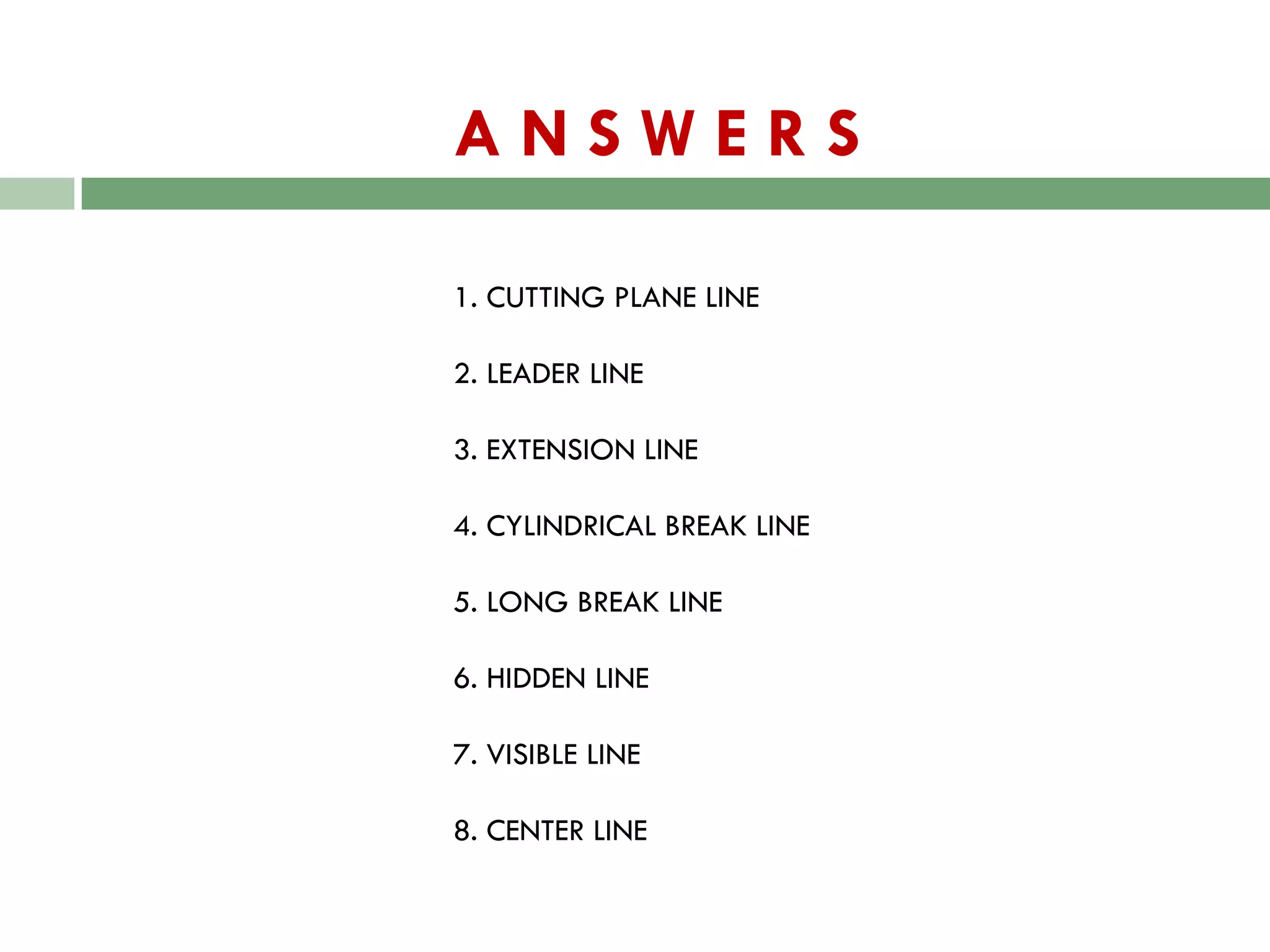 TYPES OF LINES - Graphics I | PDF
