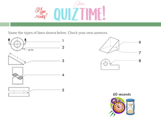 TYPES OF LINES - Graphics I | PDF