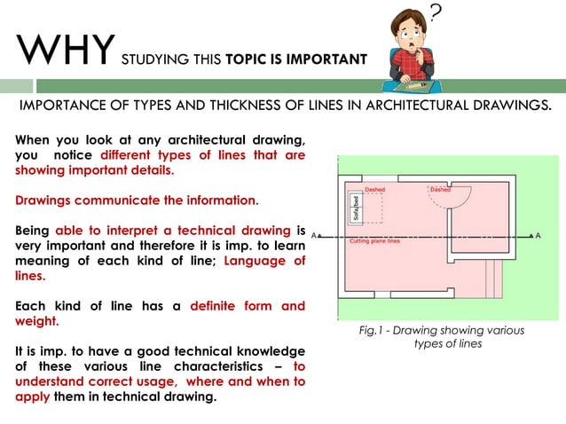 TYPES OF LINES - Graphics I | PDF | Drawing and Sketching | Arts and Crafts