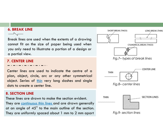 TYPES OF LINES - Graphics I | PDF | Drawing and Sketching | Arts and Crafts
