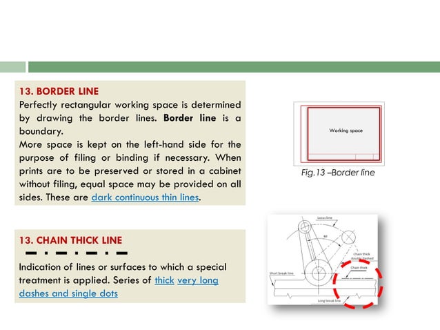 TYPES OF LINES - Graphics I | PDF | Drawing and Sketching | Arts and Crafts
