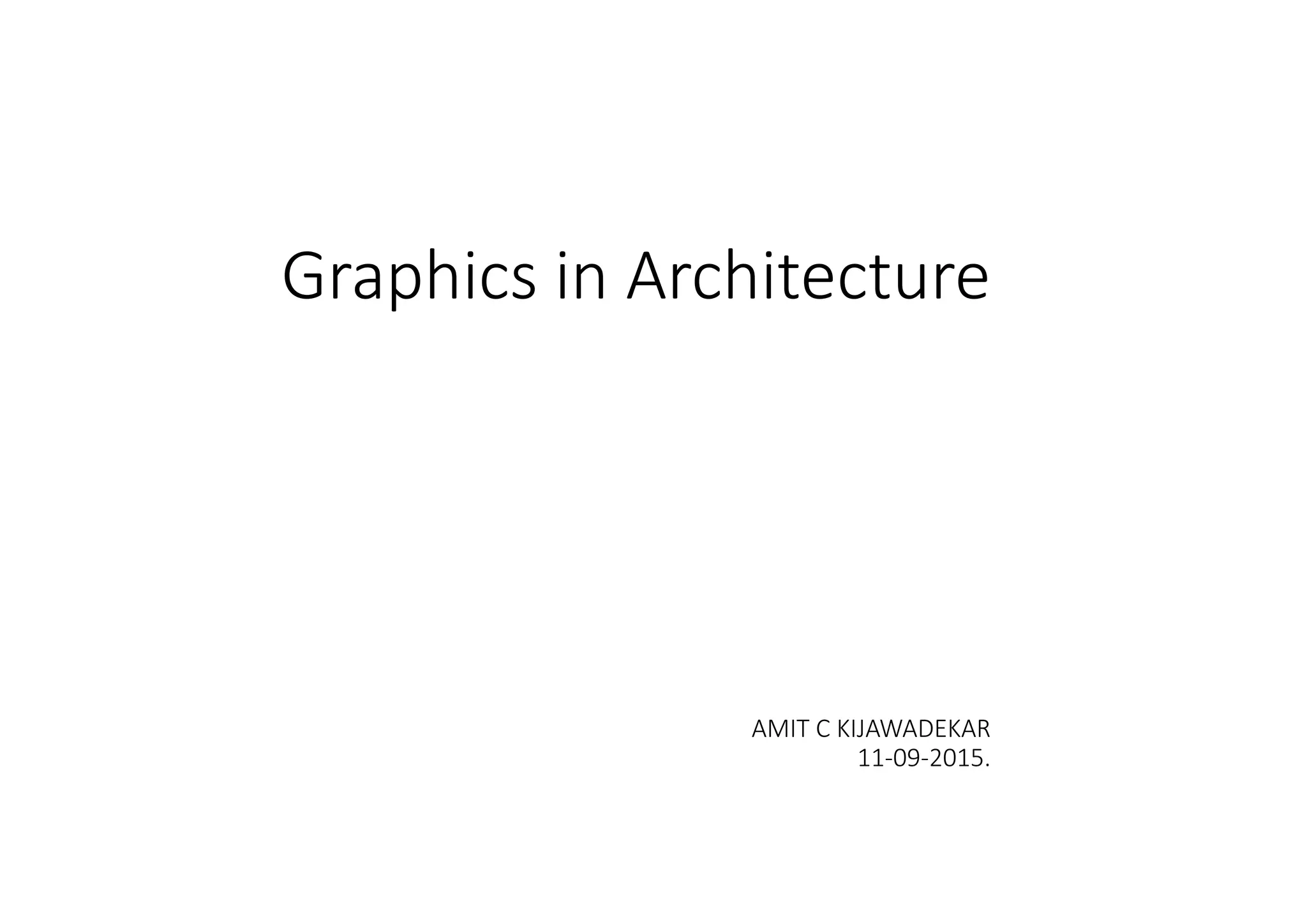 Graphics in architecture. | PDF