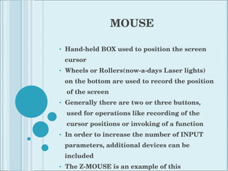 Graphics inputdevices | PPT