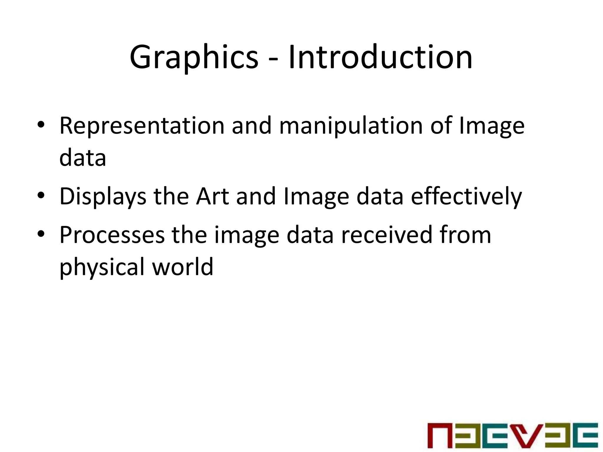 Introduction to Graphics - Session | PPTX