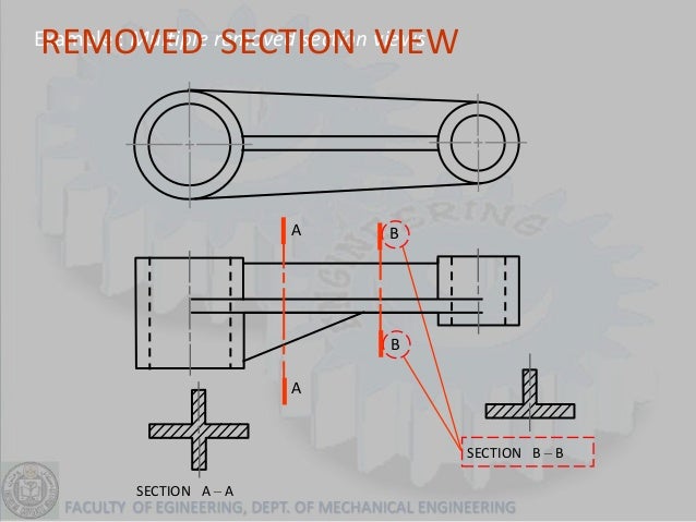Removed Section View Drawing