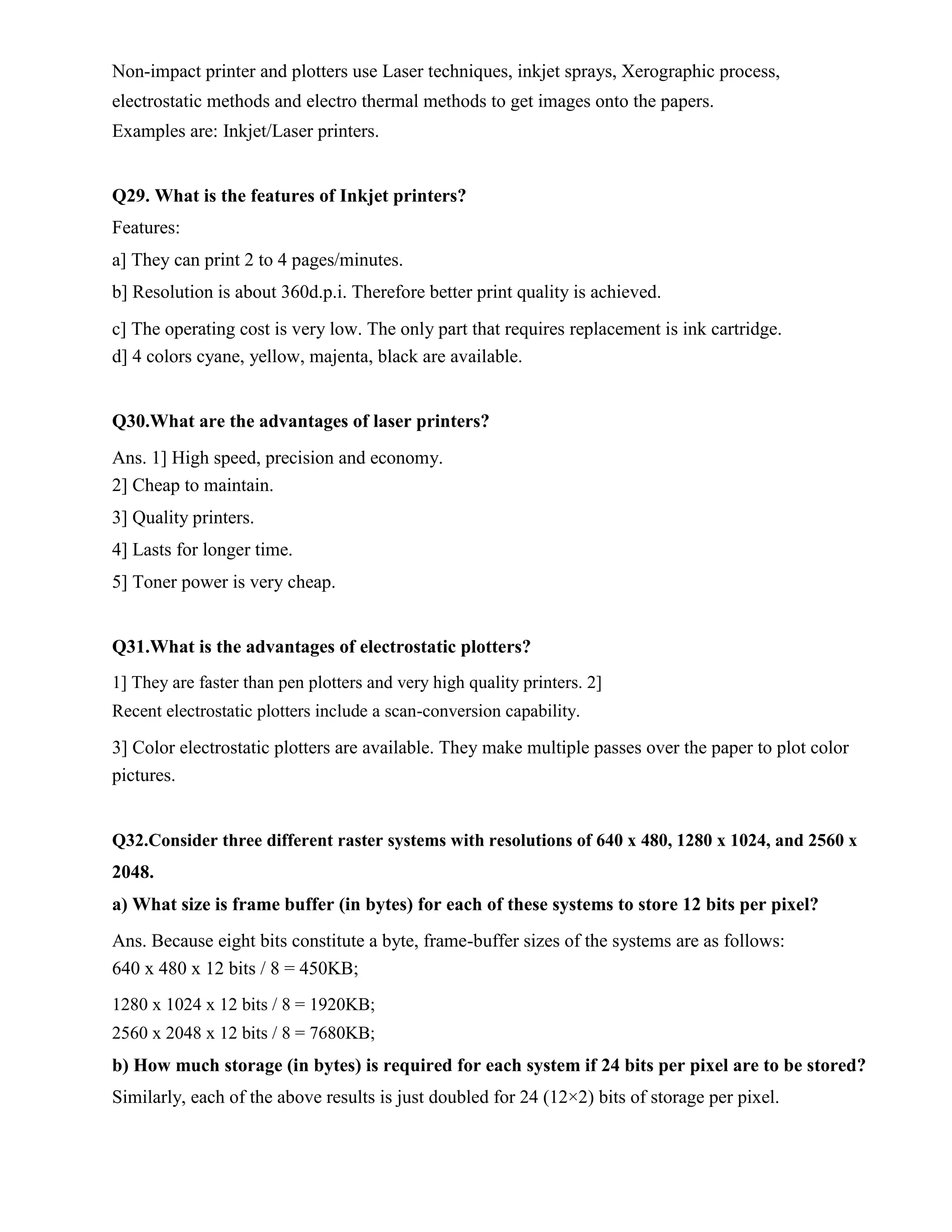 Computer Graphics MCQ's | PDF
