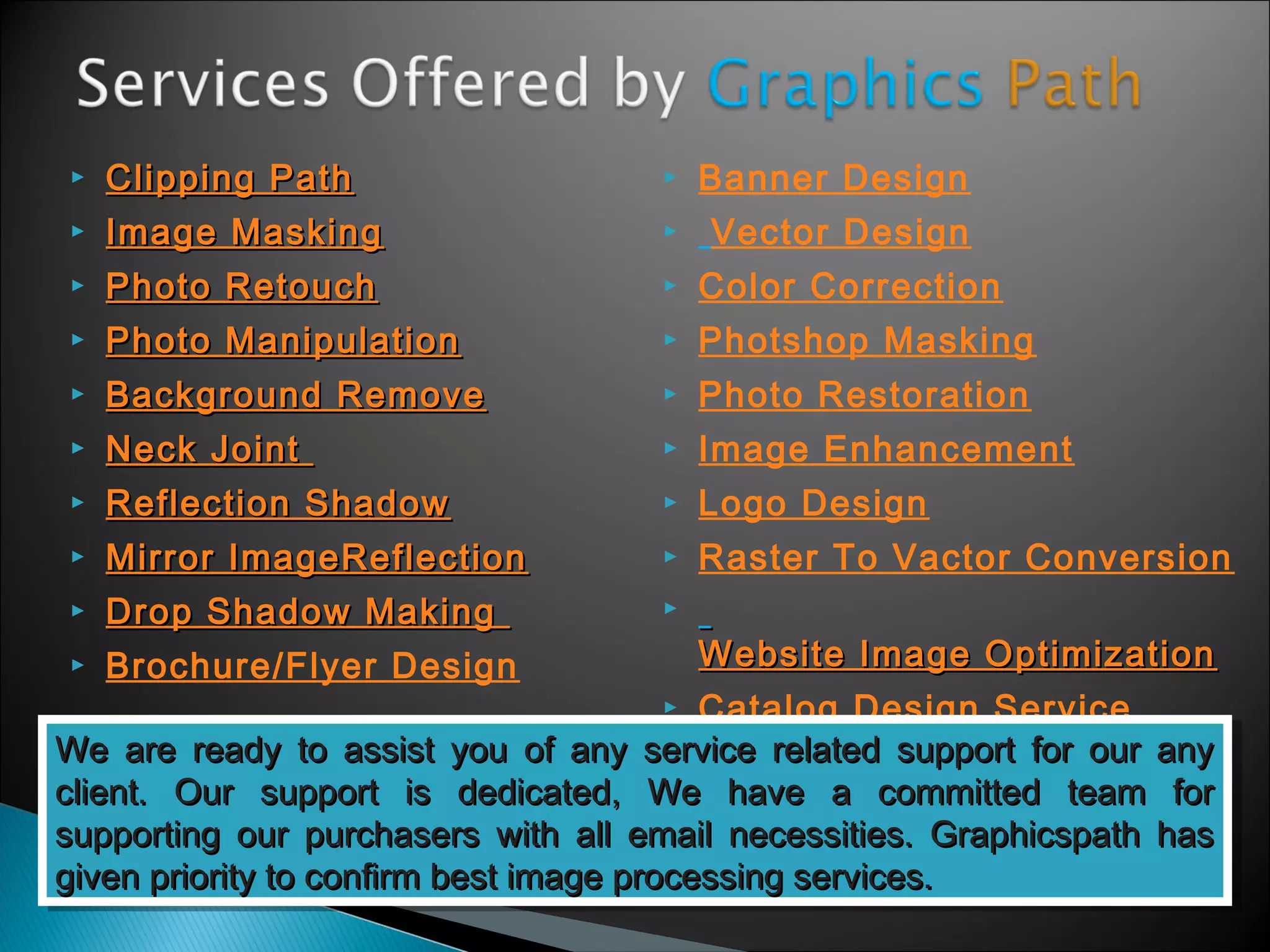 Image Processing and Clipping path – Graphics Path | PPT