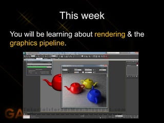 Graphics pipeline and rendering | PPTX