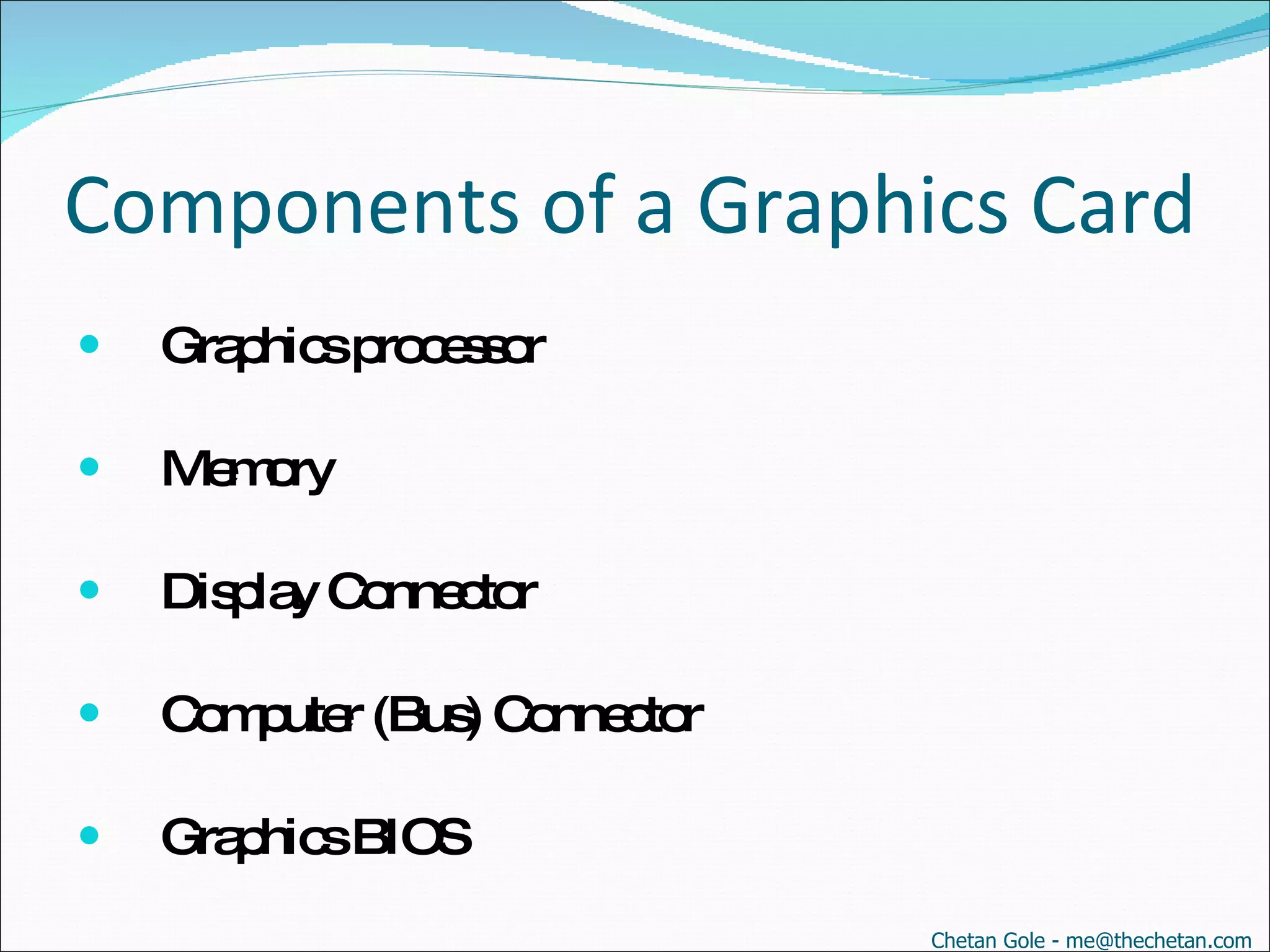 Graphics Processing Unit - GPU | PPT