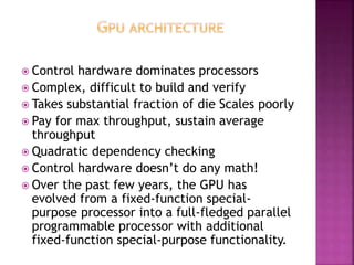 Graphics processing unit ppt | PPTX