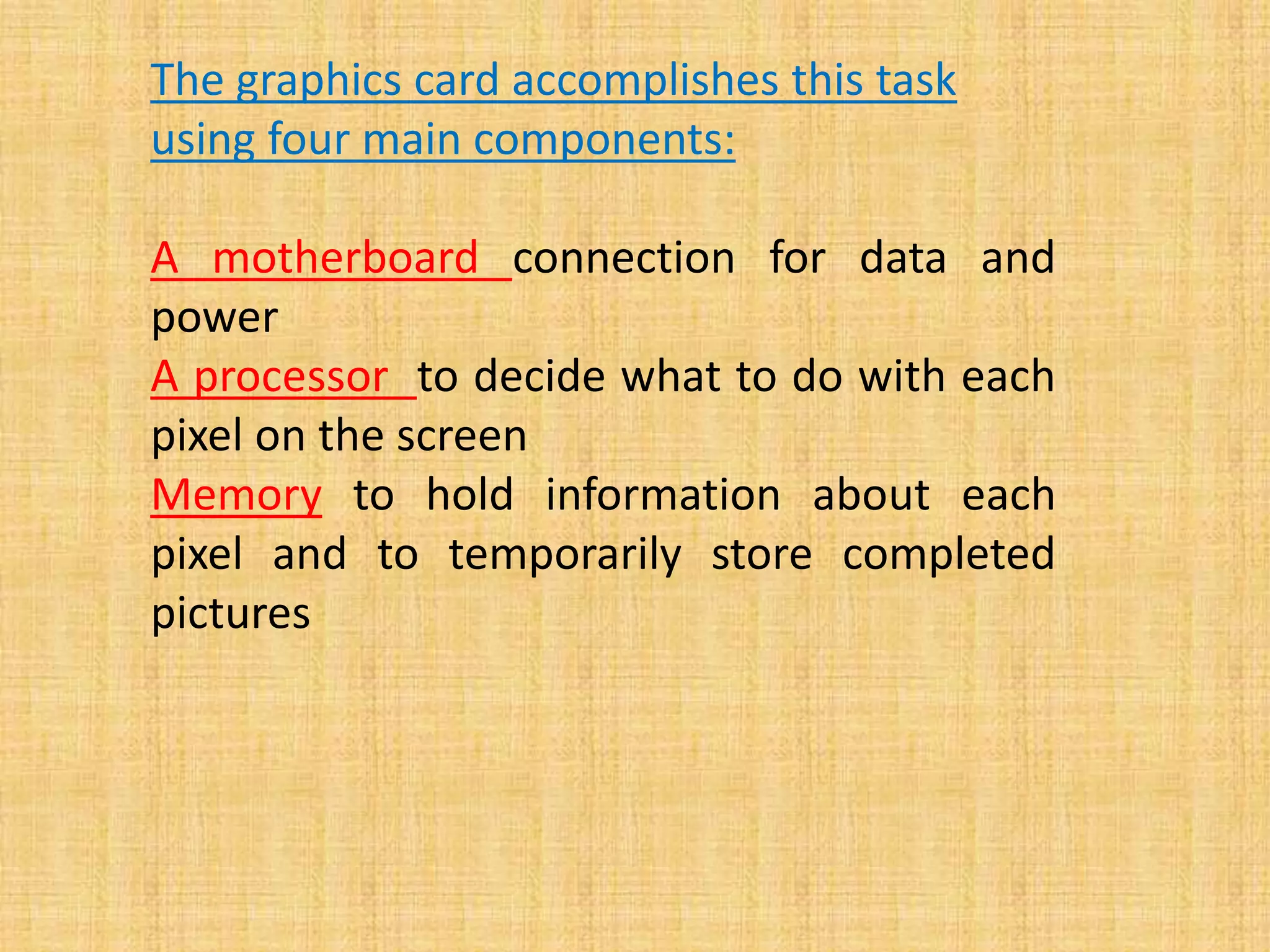 Graphics Processing Unit Gpu Ppt 0302