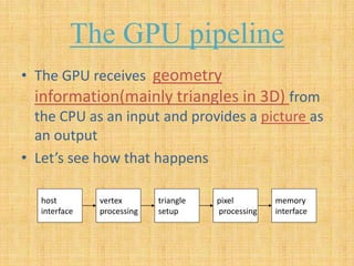 Graphics processing unit (GPU) | PPTX