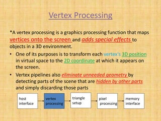 Graphics processing unit (GPU) | PPTX