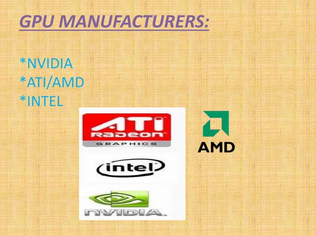 Graphics Processing Unit Gpu Ppt