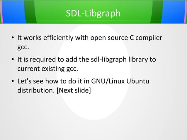 Graphics Programming in C under GNU Linux (Ubuntu distribution) | PDF