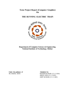 Computer Graphics Project- The Running Train | DOCX