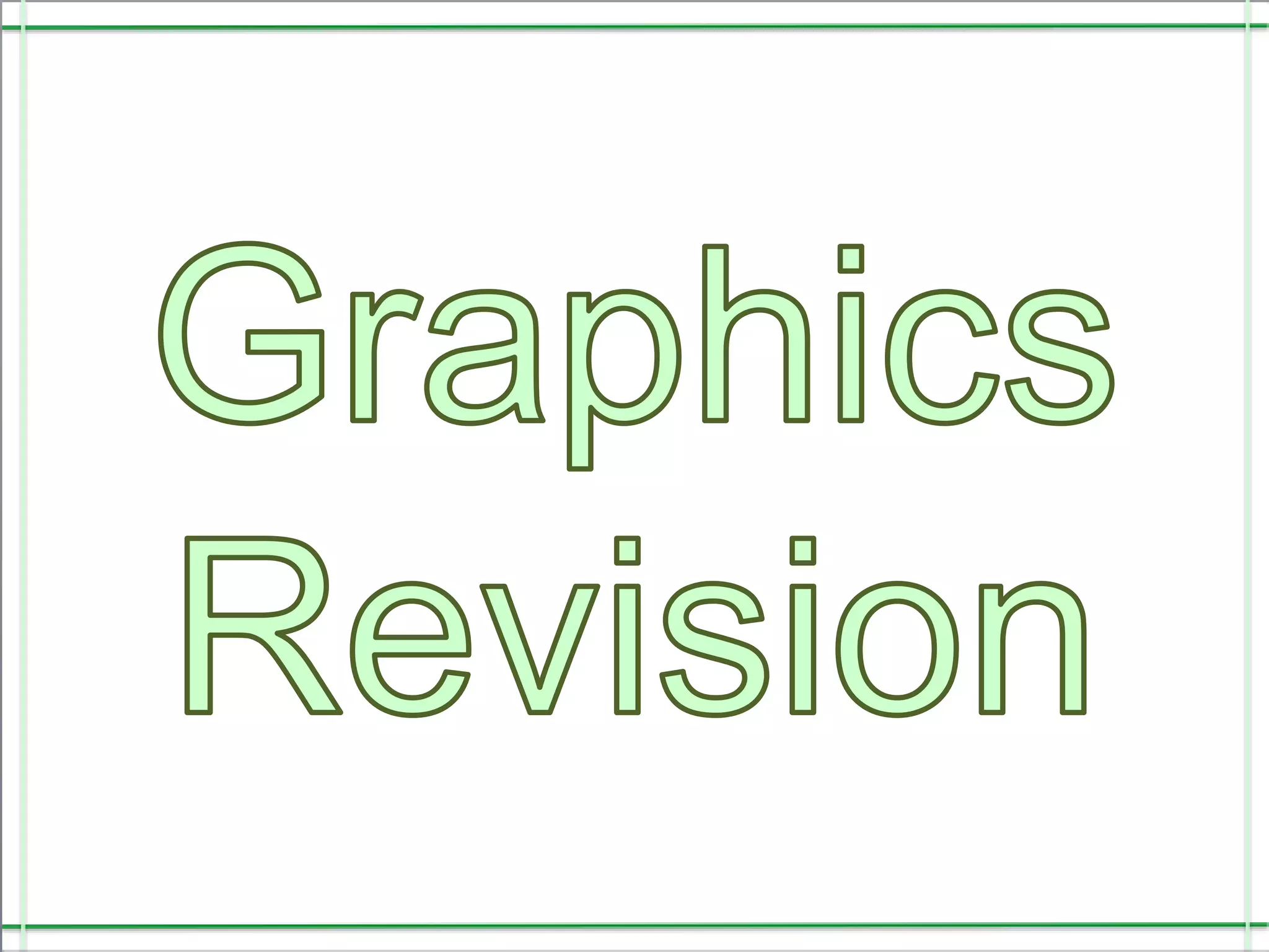 Graphics GSCE AQA | PPTX