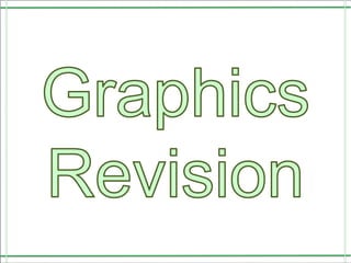 Graphics GSCE AQA | PPTX