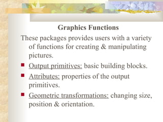 Graphics software | PPT