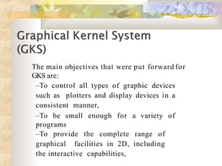 Graphics software and standards | PPTX