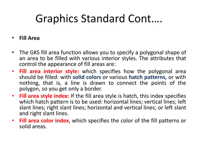 Graphics software standards | PPTX | Graphics Software | Computer Software and Applications
