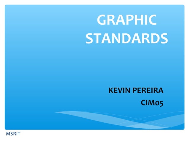 Graphic standards | PPT