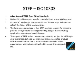 Graphic standards and exchange formats | PPT