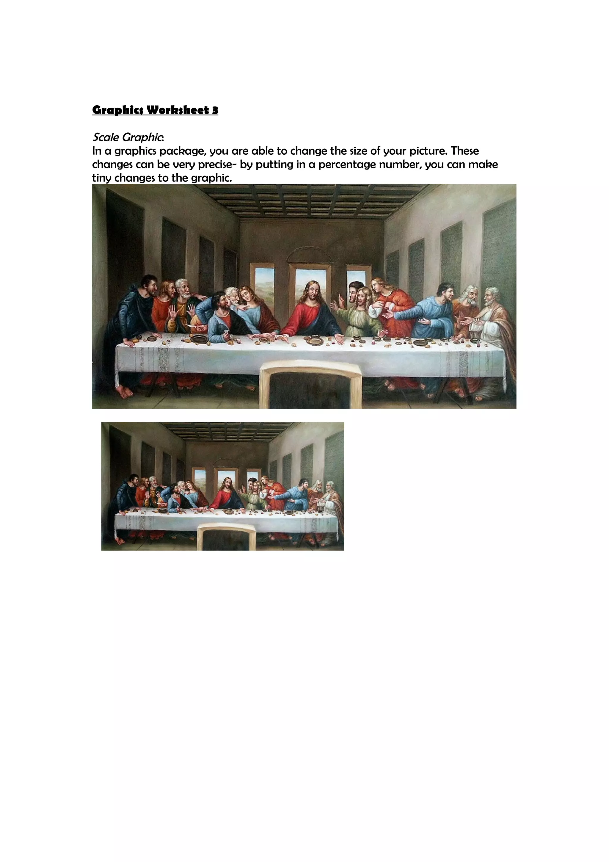 Graphics worksheet 3 | PDF