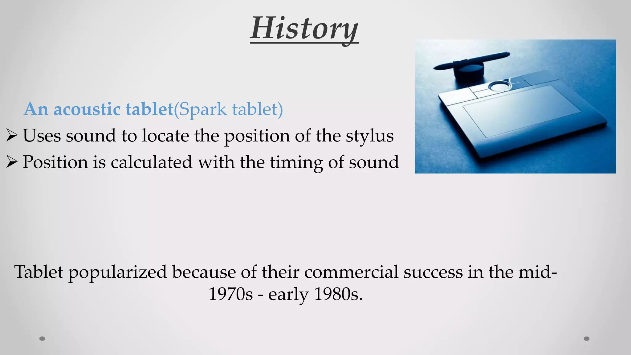 Graphic tablet (Input device) | PPTX | Tablets and E-readers | Consumer ...