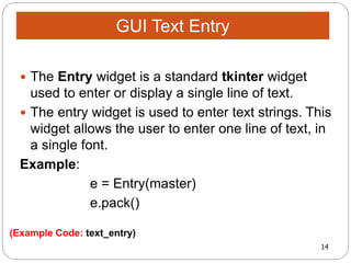 ITS-16163-Module 8-Graphic User Interface (GUI) | PPTX