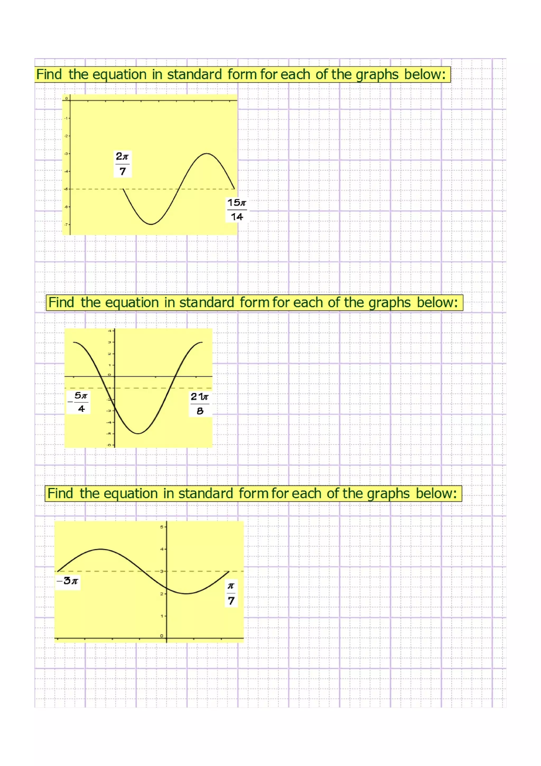 Graphing Sine And Cosine Functions Phase Shift Pdf