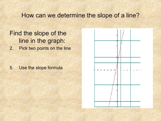 Graphing, Slope, And Special Lines | PPT
