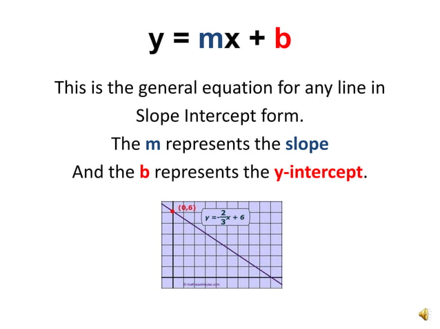 Graphing a line using Slope-Intercept form | PPTX | Physics | Science