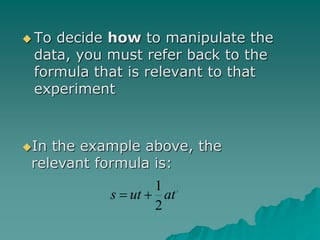 Graphing and Analysis Skills in Physics.ppt