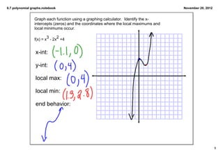 Graphing calc 6.7 | PDF
